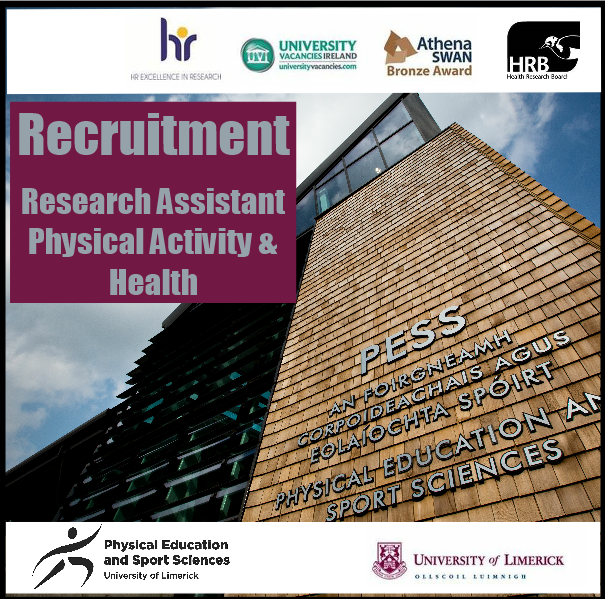 Recruitment: Research Assistant in Physical Activity and Health – PESS ...