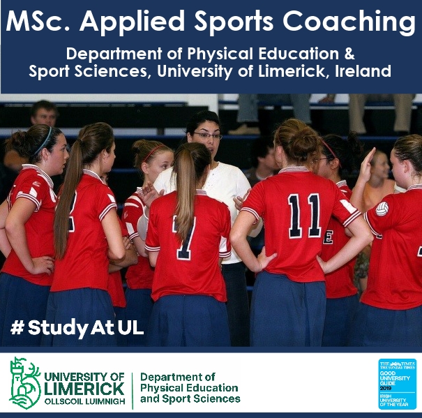 MSc Applied Sports Coaching, University of Limerick, Ireland – PESS ...