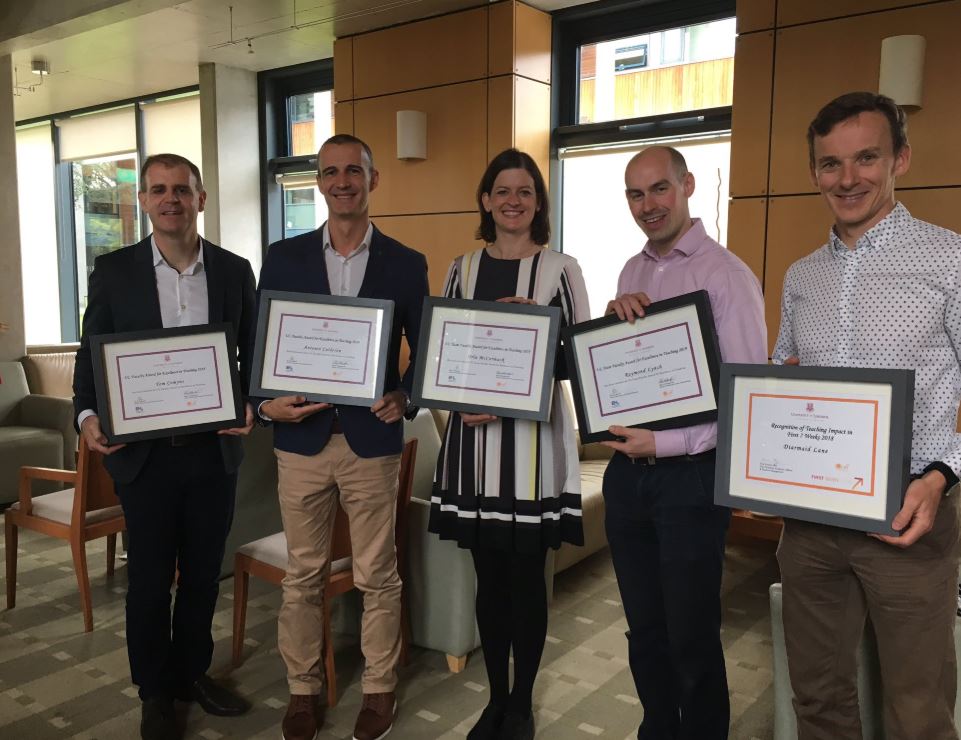 Presentation of Excellence in Teaching Awards to Dr. Tom Comyns & Dr ...