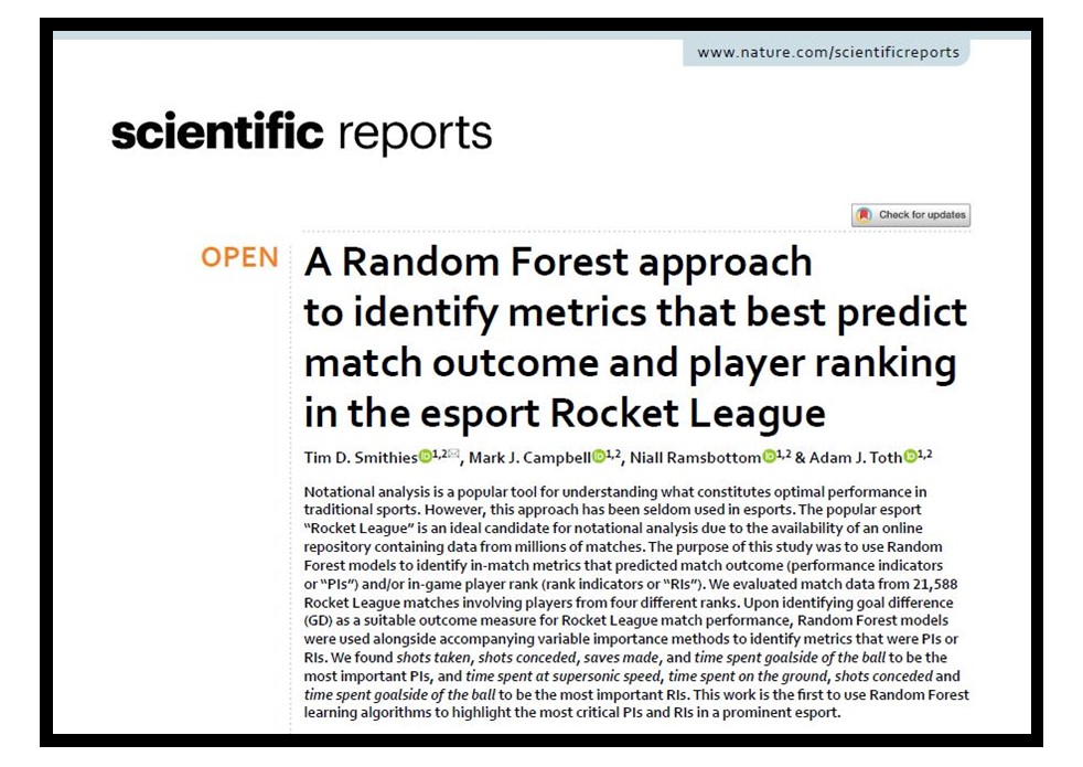 Publication: A Random Forest approach to identify metrics that best ...